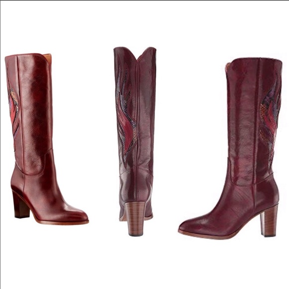 Frye | Shoes | Frye June Snakeprint Flame Cutout Knee High Boots | Poshmark